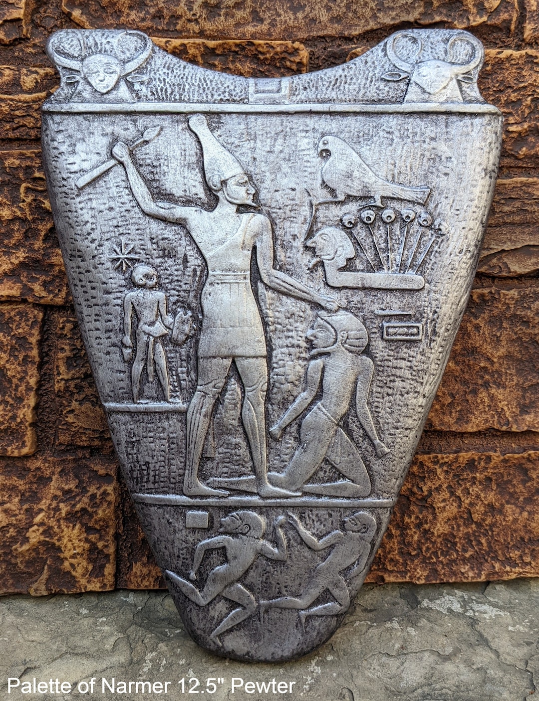 History Egyptian Palette of Narmer Sculptural Wall Relief Www.neo-mfg ...