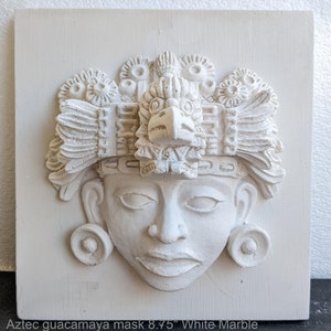 Aztec Maya Warrior Mask Head of Guacamaya (macaw) From Xochicalco ...
