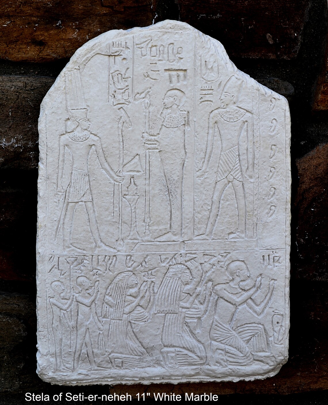 Egyptian Stela of Seti-er-neheh Carving Fragment 11 | Etsy