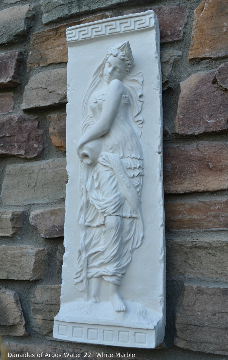 Roman Greek Carved Nymph Fountain of Innocents Danaides of Argos Water ...