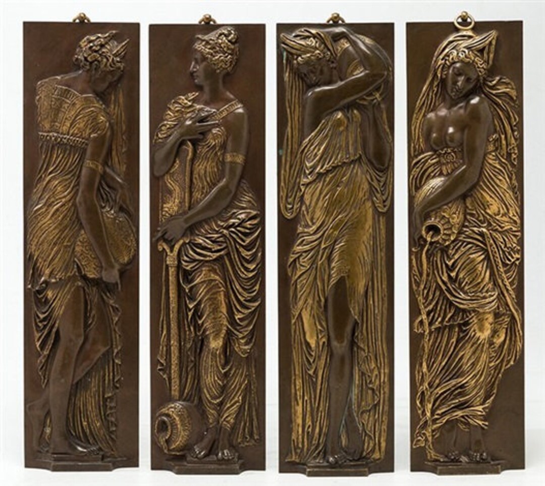 Roman Greek Carved Nymph Fountain of Innocents Danaides of Argos Figure ...