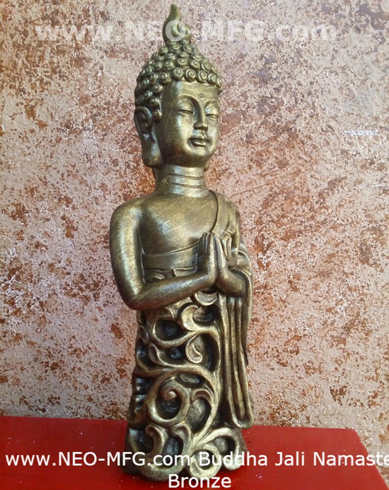 Asia Buddha Jali Murda Greeting Namaste Statue Sculpture 15" Neo-mfg - Etsy