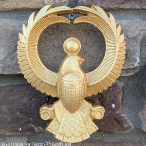Egyptian Eye Horus Ra Falcon Artifact Carving Sculpture Statue 7" Www ...