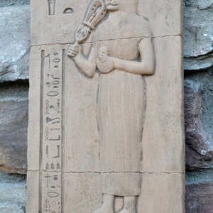History Egyptian Bastet Sculptural Wall Relief Www.neo-mfg.com 11" E6 ...
