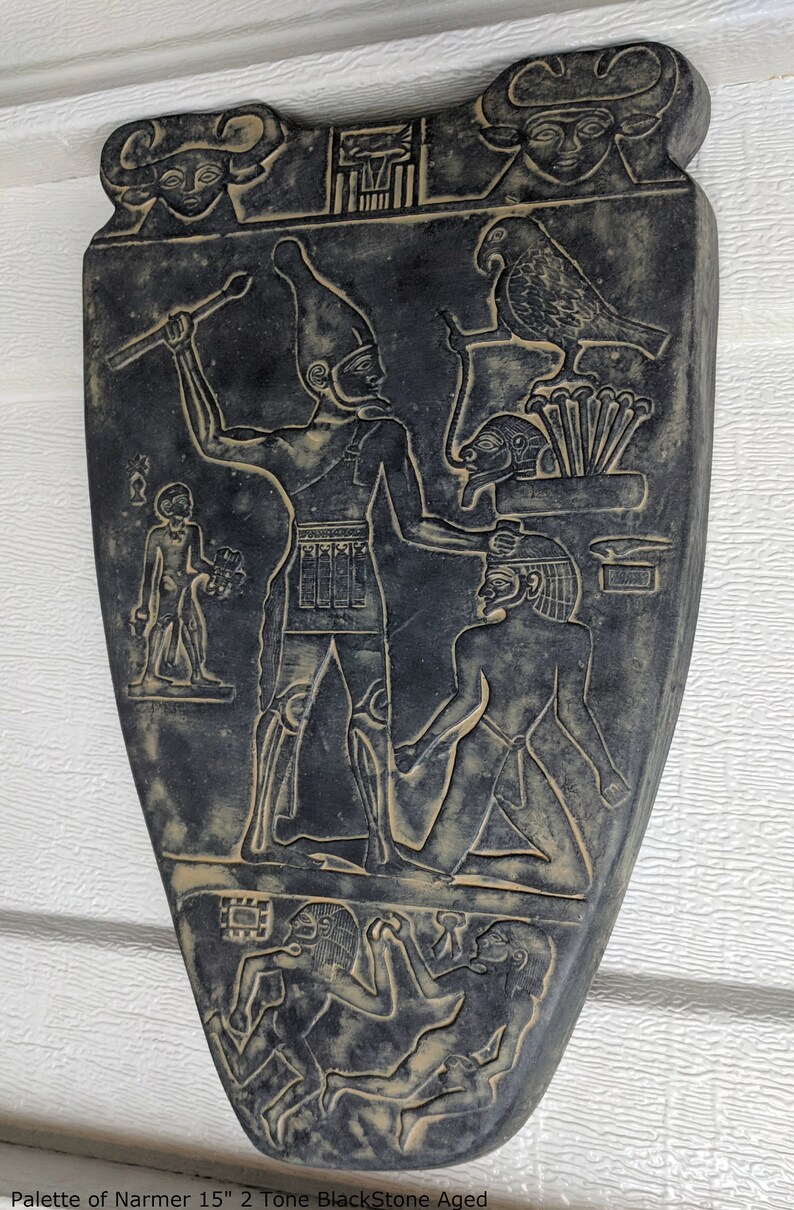 History Egyptian Palette of Narmer Sculptural Wall Relief Www.neo-mfg ...