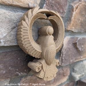 Egyptian Eye Horus Ra Falcon Artifact Carving Sculpture Statue 7 Www ...