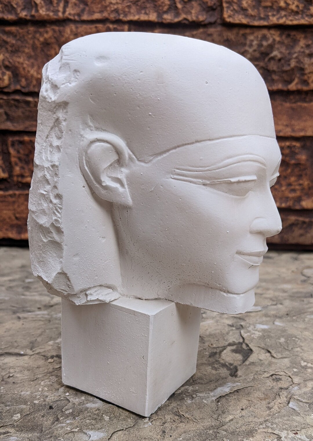 Egyptian Ramses Bust Head Artifact Carved Sculpture Statue Museum ...