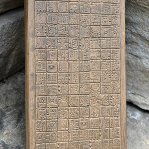 Aztec Mayan Glyph Panel Wall Plaque Fragment Relief Www.neo-mfg.com 10 ...