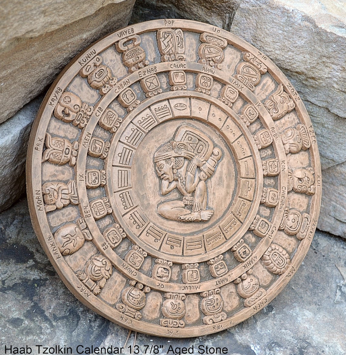 History MAYAN AZTEC Haab Tzolkin CALENDAR Sculptural Wall - Etsy