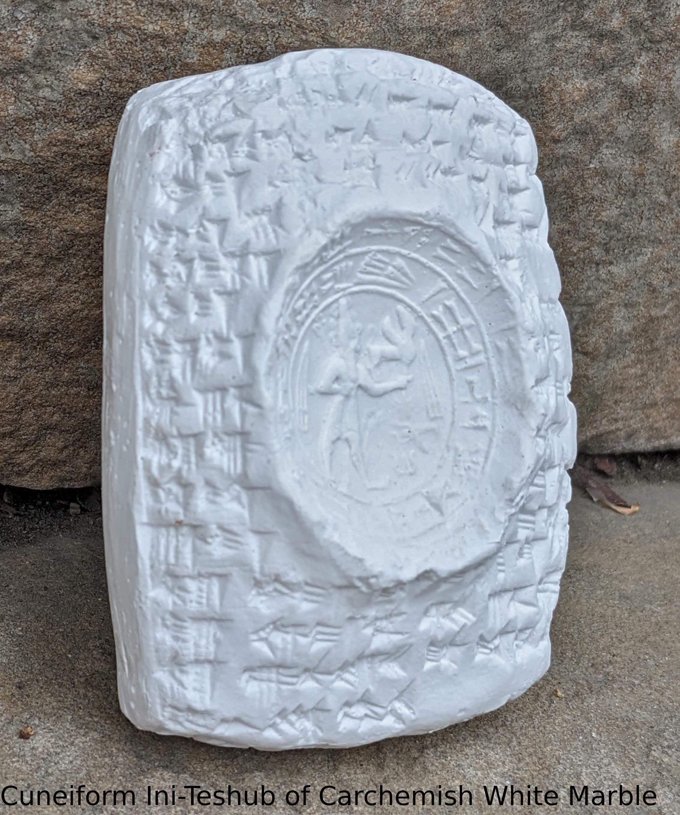 Babylonian Cuneiform Ini-teshub of Carchemish Sculpture Www.neo-mfg.com ...