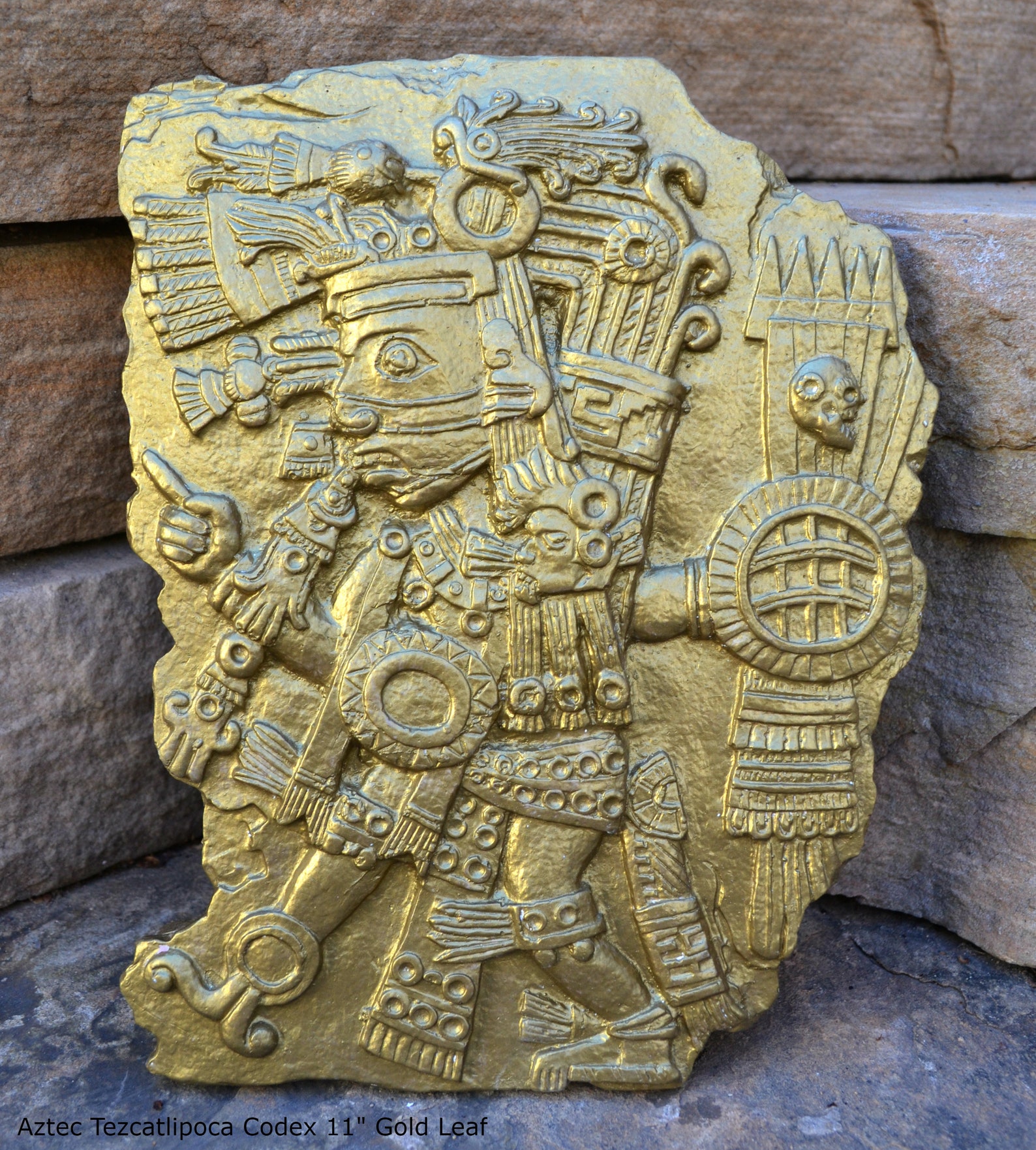History Aztec Maya Artifact Carved Tezcatlipoca Sculpture Statue 11 ...