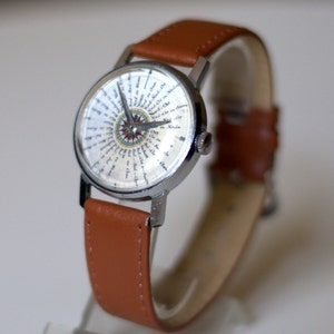 Vintage Watch Soviet Watch - Wind Rose on Watch Face - Personalized ...