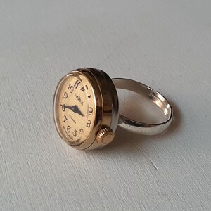 Ring Watch "chaika" ,soviet Watch, Ring Watch Finger Ring Ukrainewatch ...