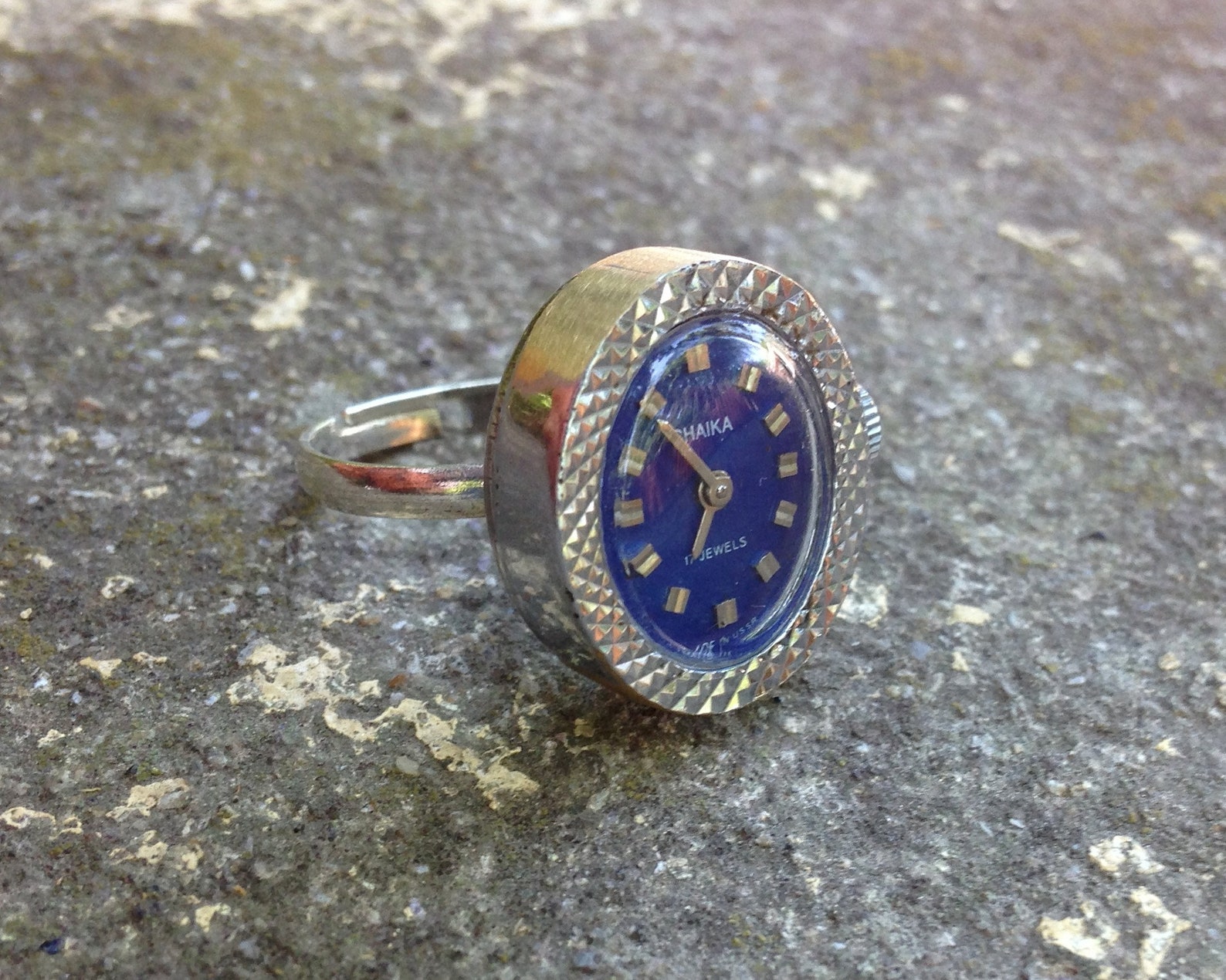 Steampunk Ring Soviet Watch Ring Watch Finger Ring Russian - Etsy