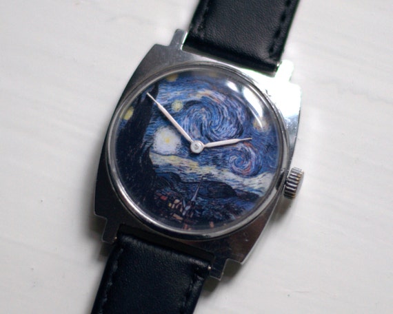 Van Gogh watch, Starry night watch, Christmas gift w… - Gem