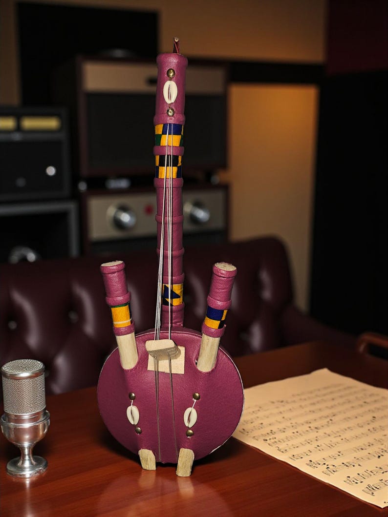 Handmade African Kora: Calming Sound, Cultural Wall Decor - Etsy