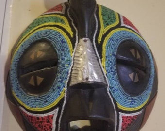 African Beaded Masks - Etsy