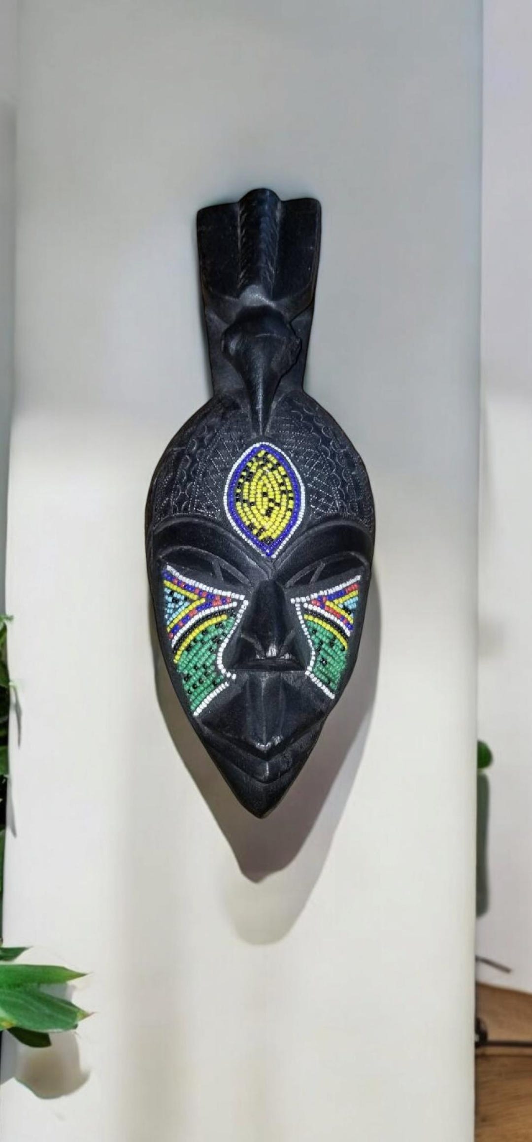 African Beaded Mask - Etsy