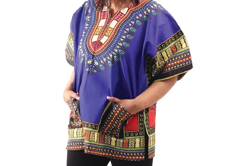 African Print Oversized Dashiki - Etsy