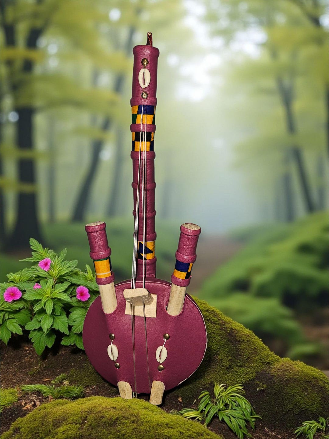 Handmade African Kora: Calming Sound, Cultural Wall Decor - Etsy