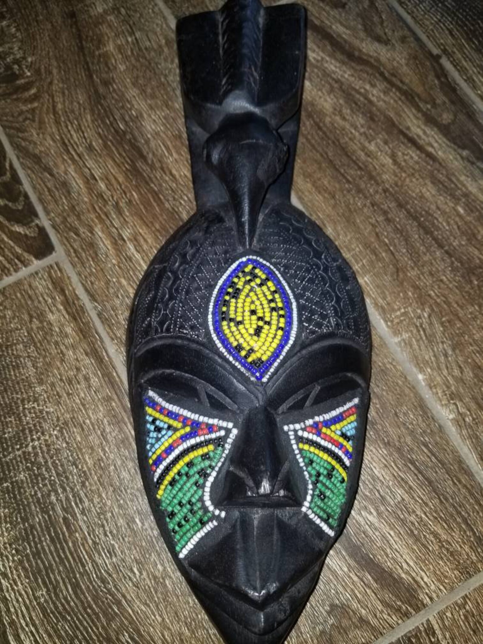African Beaded Mask - Etsy