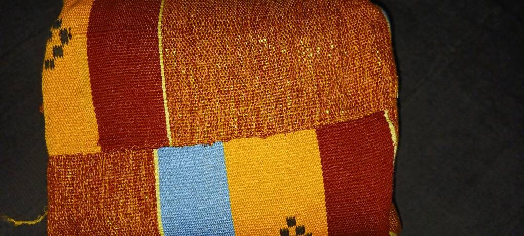 African Handwoven Kente Cloth - Etsy