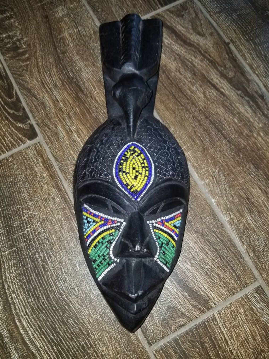 African Beaded Mask - Etsy
