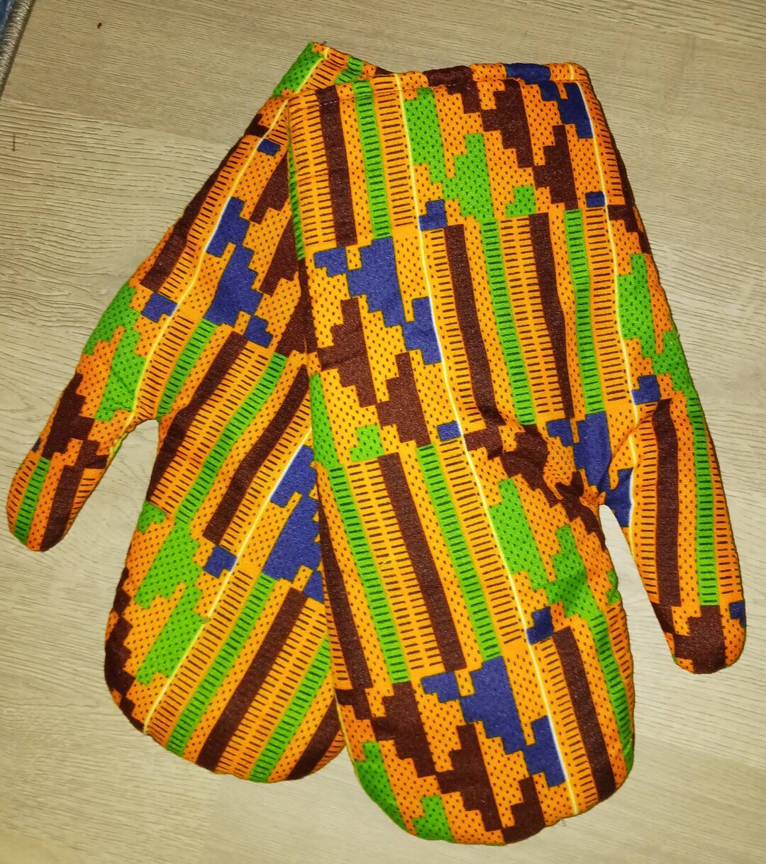 African Print Hand Mittens - Etsy