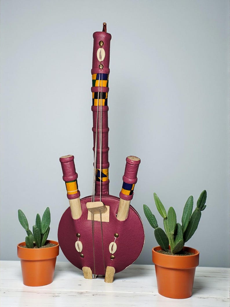 Handmade African Kora: Calming Sound, Cultural Wall Decor - Etsy