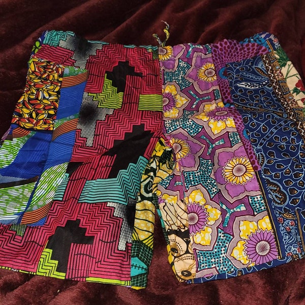 African Print Shorts - Etsy