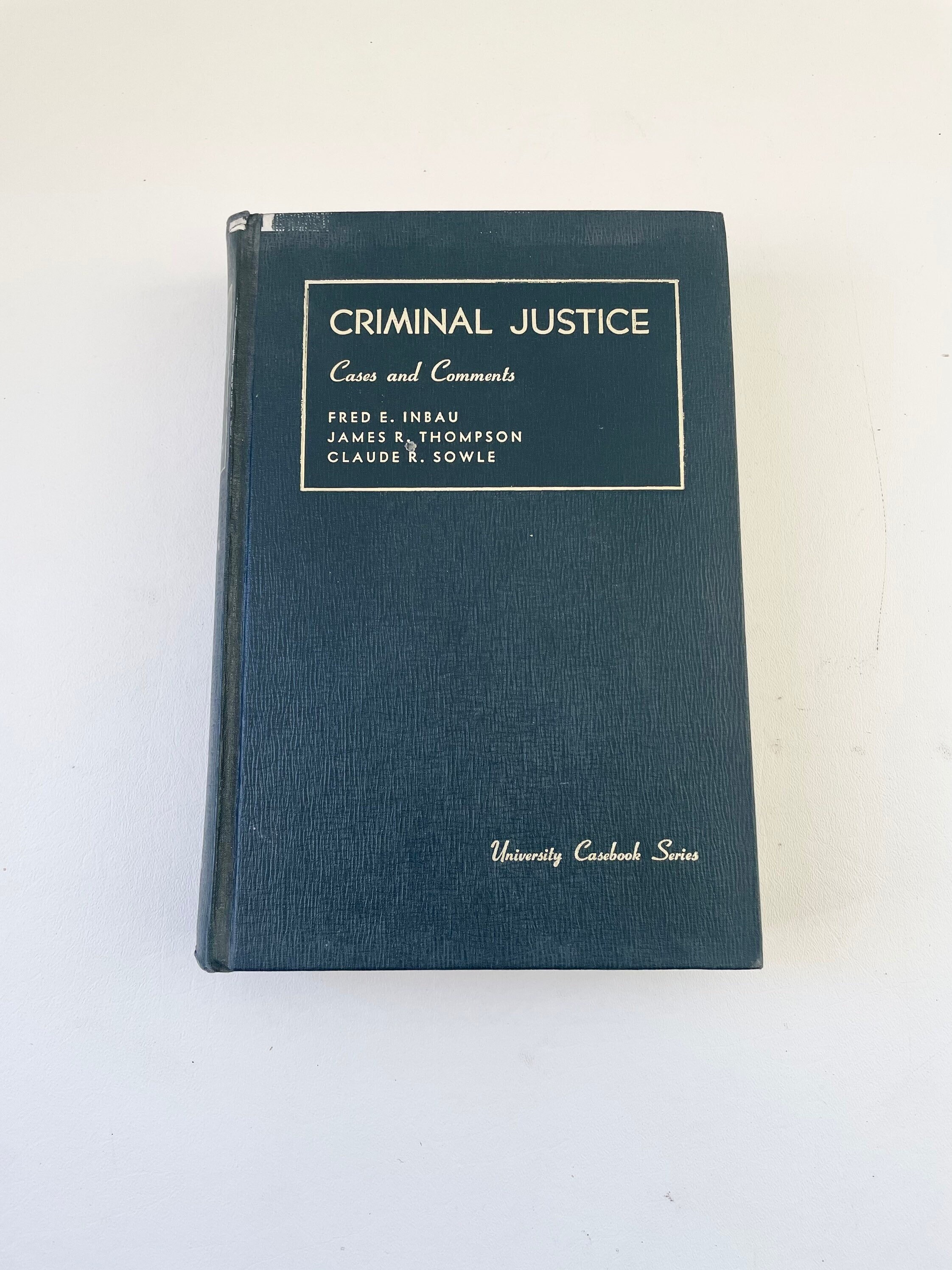 Criminal Justice Cases and Comments Book - Etsy