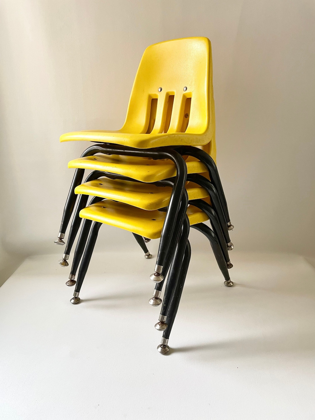 Vintage Children's Yellow Virco School Chair - ONE CHAIR - Etsy