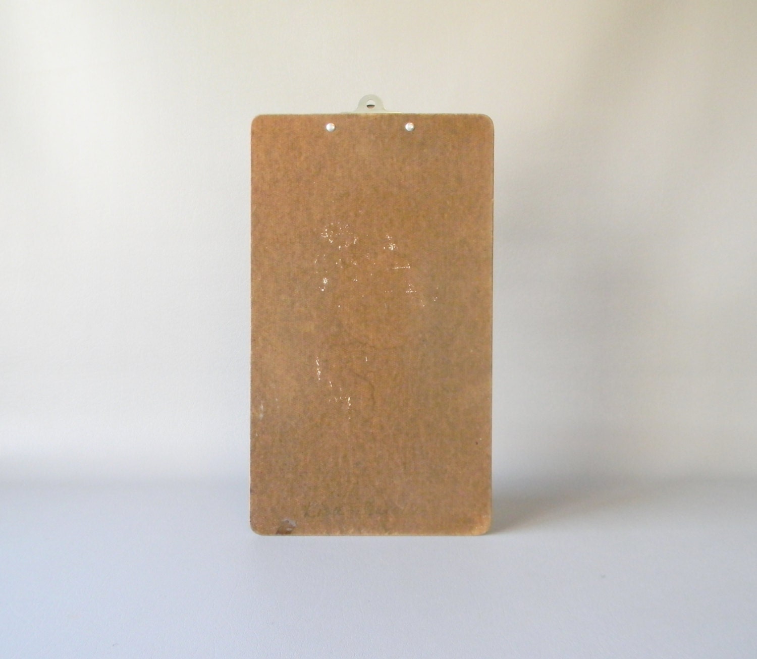 Tall Vintage Brown Clipboard - Etsy