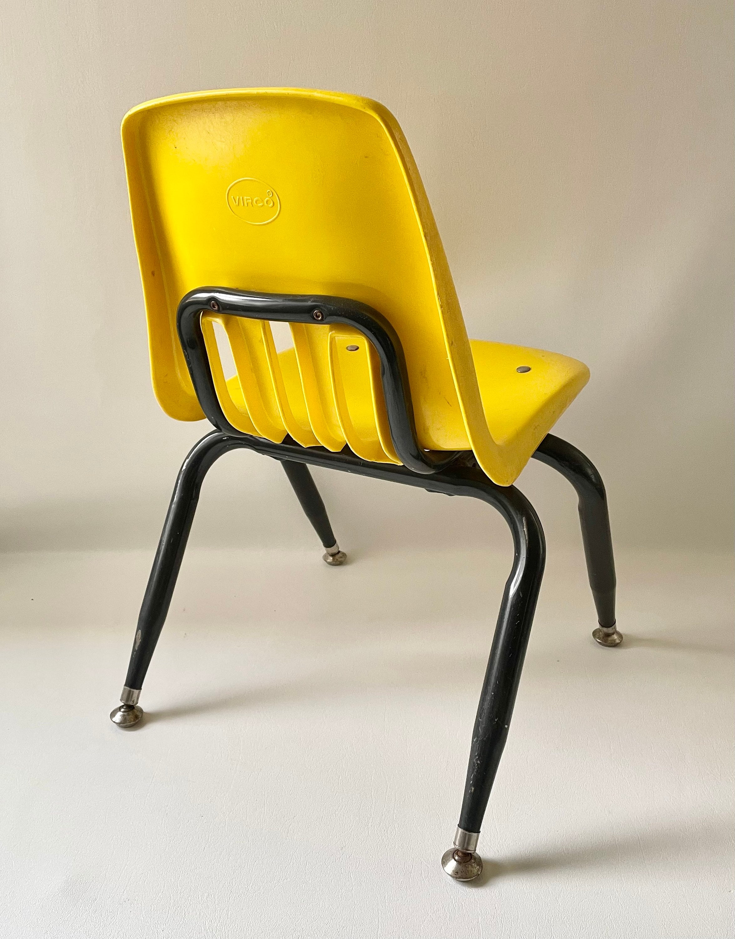 Vintage Children's Yellow Virco School Chair - ONE CHAIR - Etsy