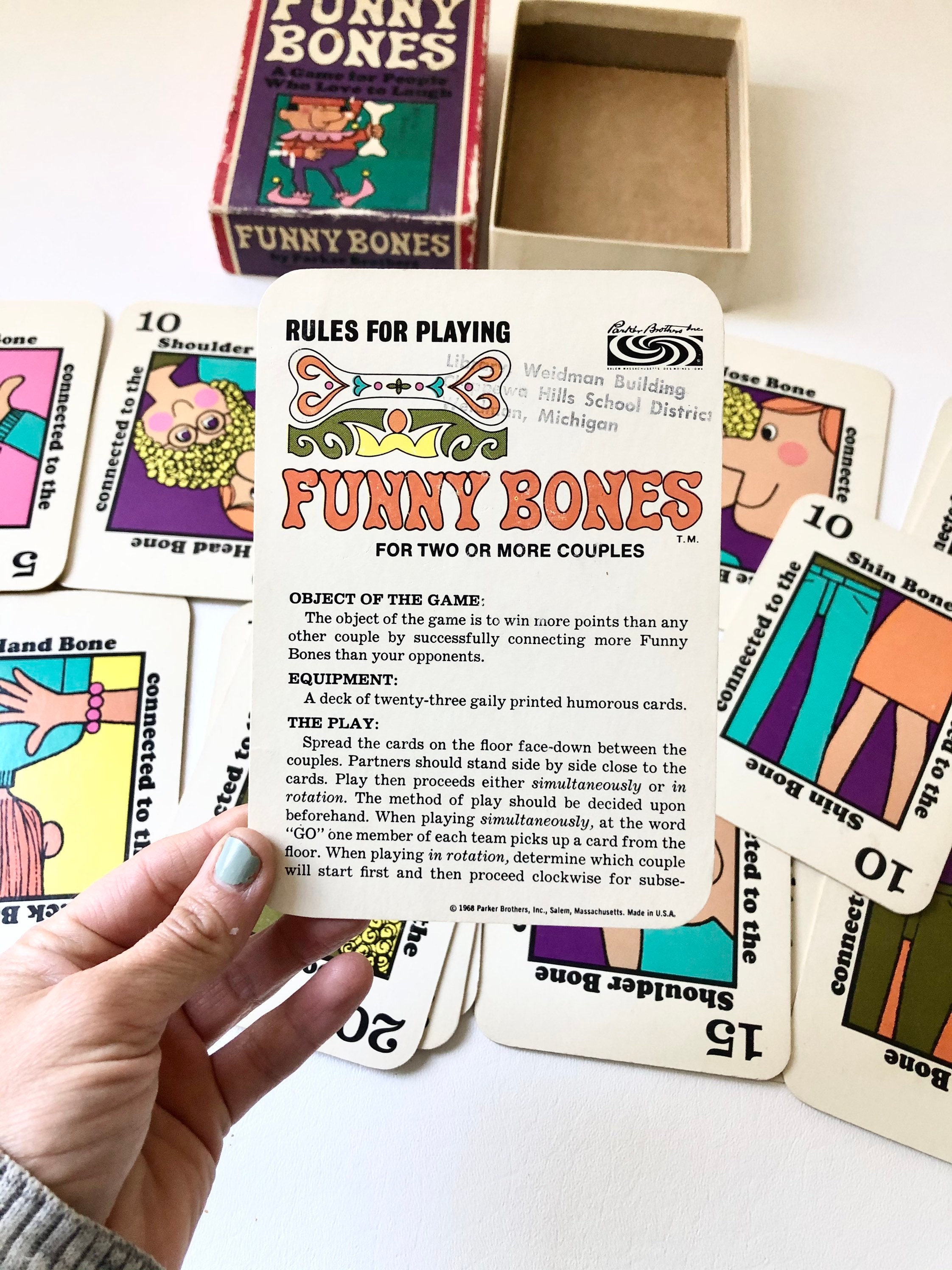 Vintage Funny Bones Card Game - Etsy.de