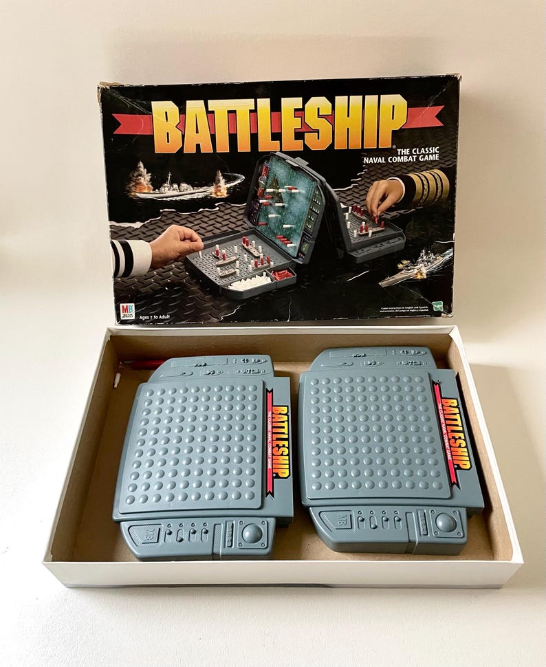Vintage 1990s Battleship Game - Etsy