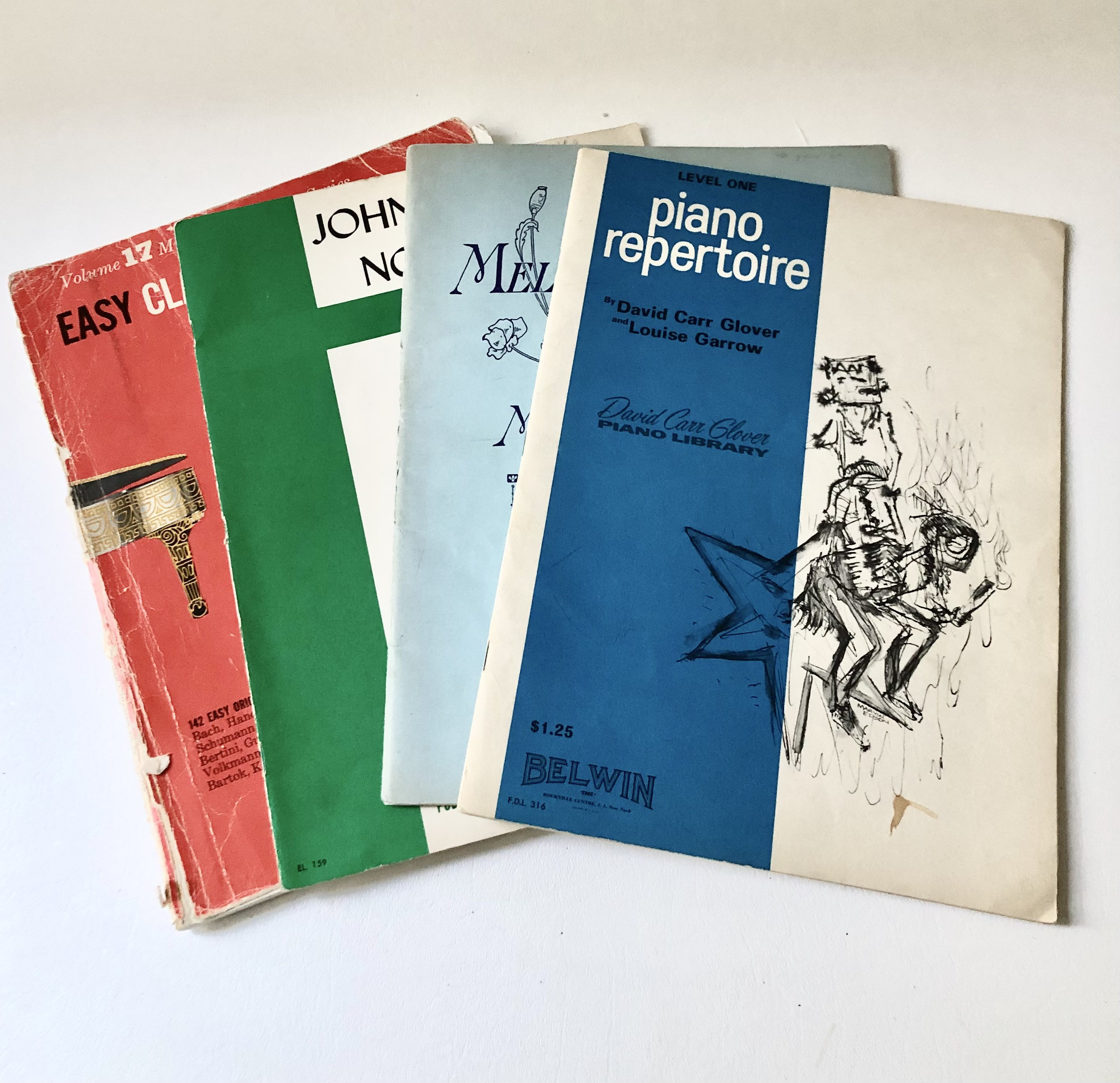 Vintage Piano Sheet Music Books / Set of 4 - Etsy