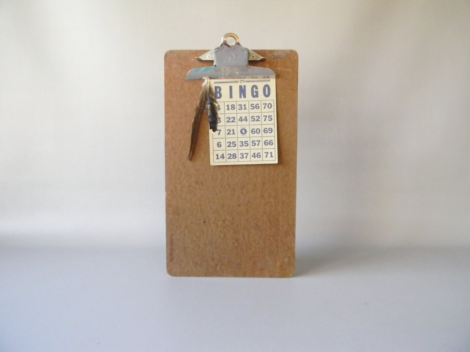 Tall Vintage Brown Clipboard - Etsy