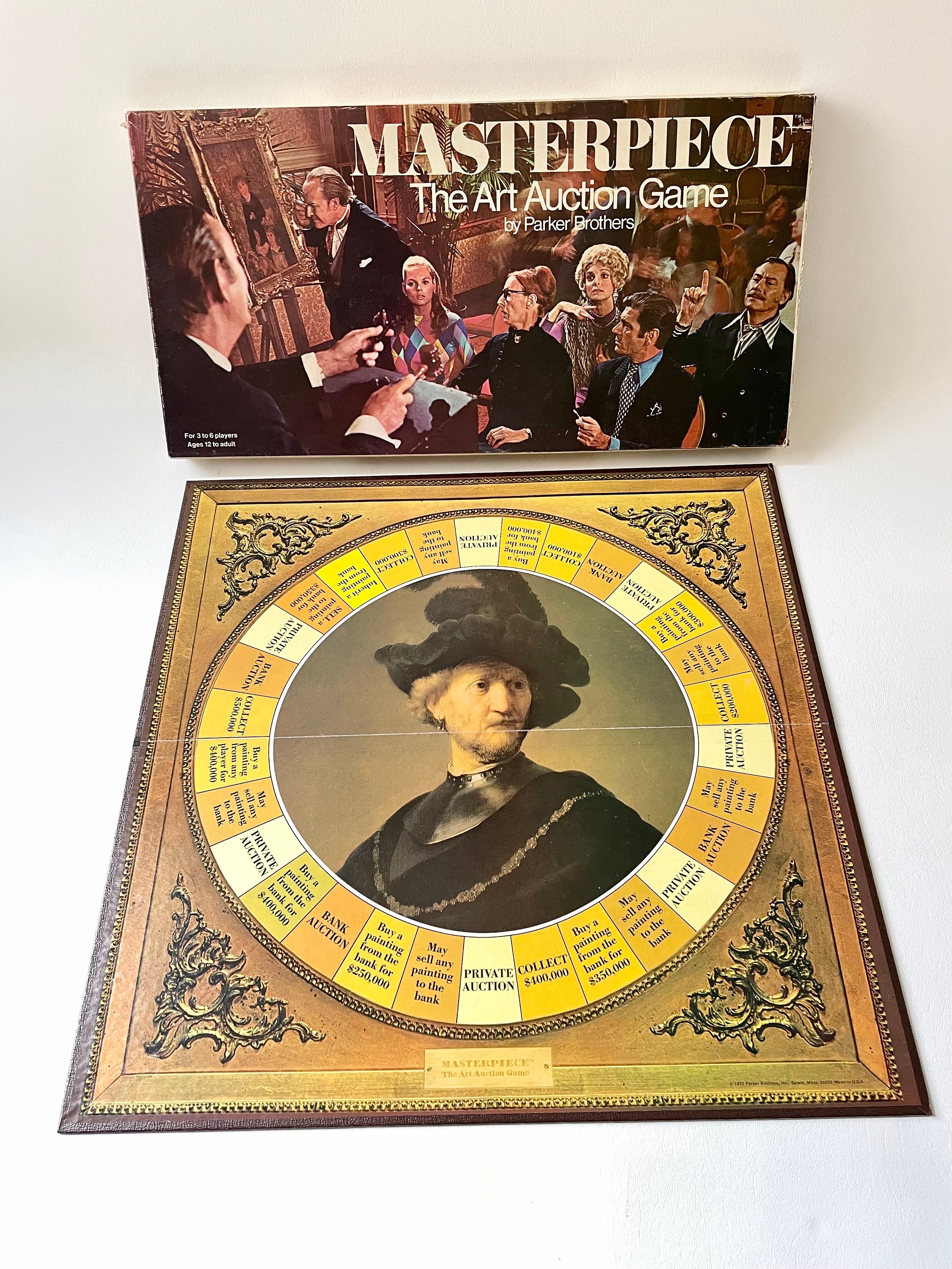 Vintage 1970 Masterpiece Board Game - Etsy