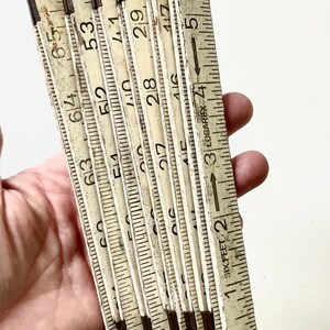 Vintage White Expandable Ruler - Etsy