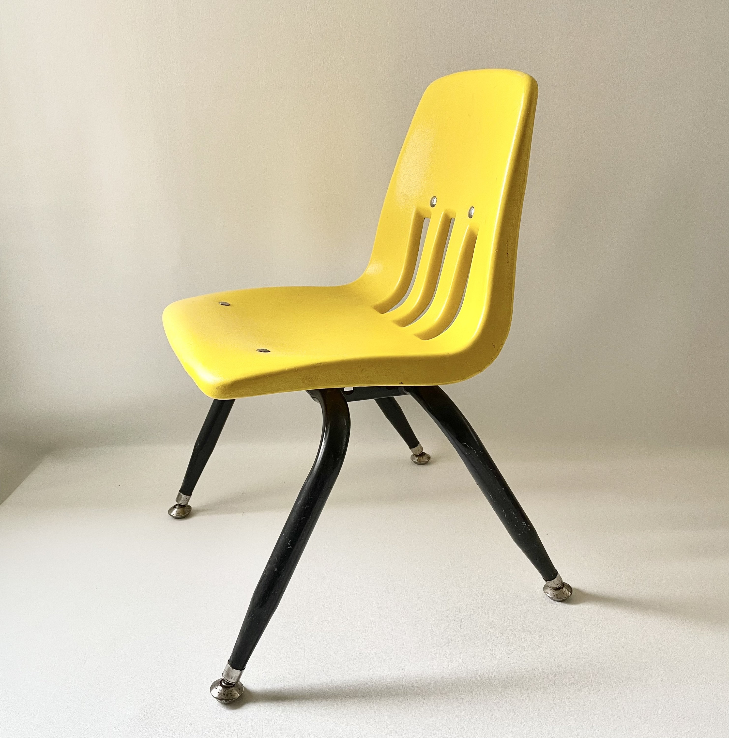 Vintage Children's Yellow Virco School Chair - ONE CHAIR - Etsy