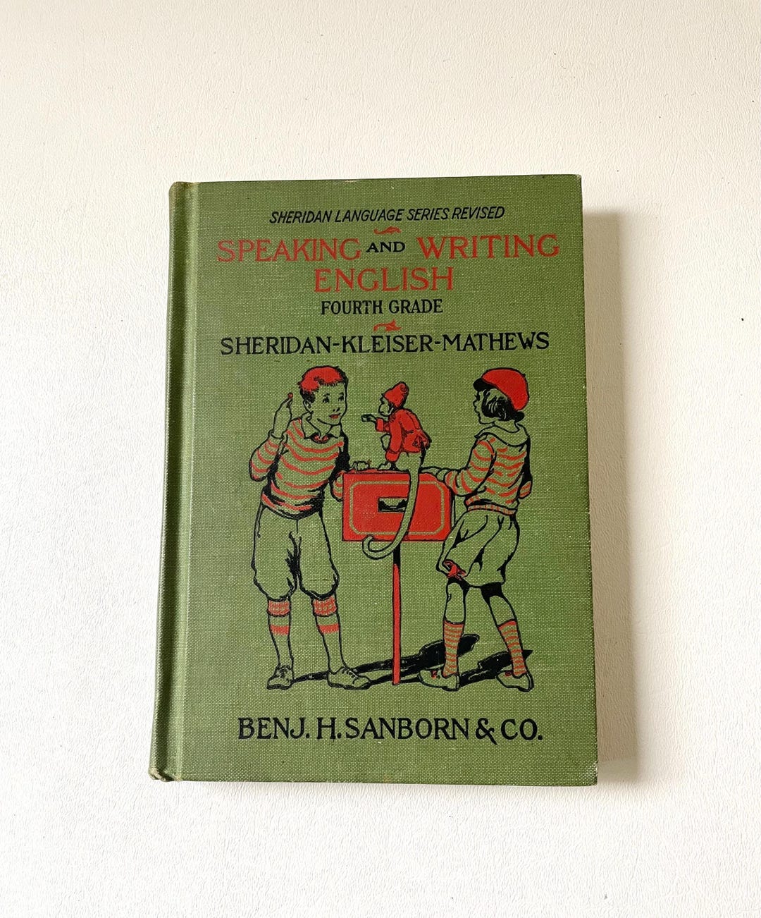 Vintage 1934 Speaking and Writing English Book - Etsy
