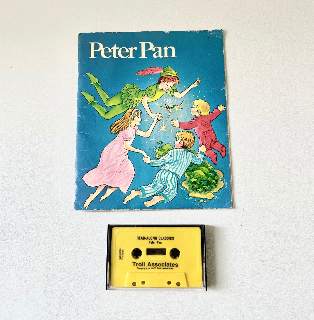 Vintage Peter Pan Book and Tape Audio Cassette Tape SET - Etsy