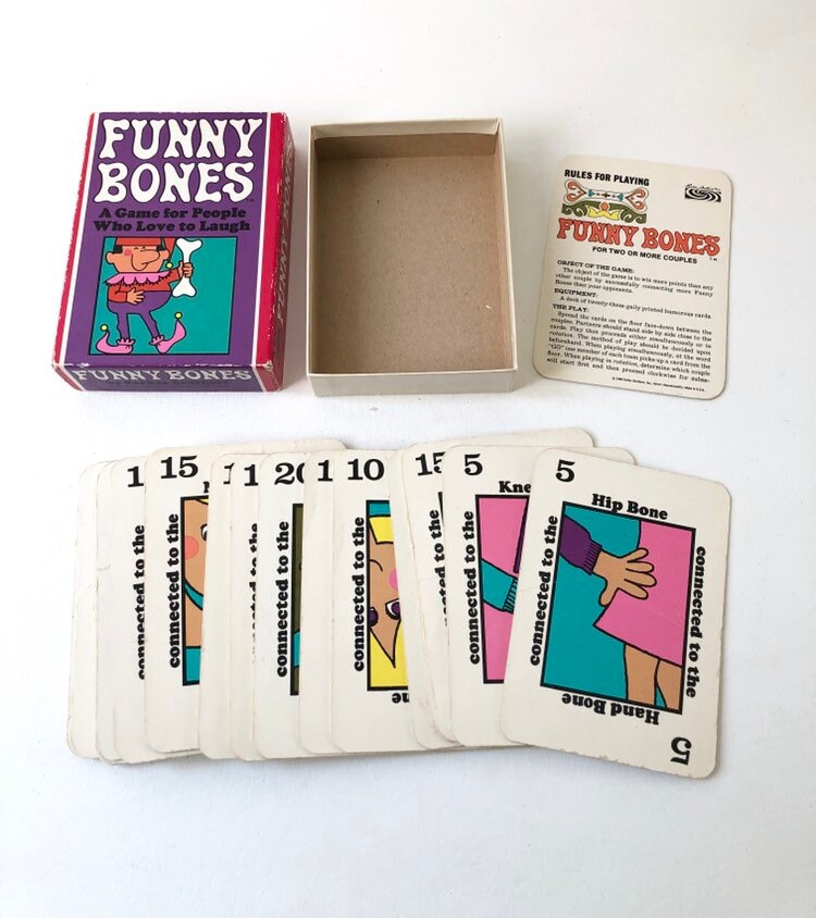 Vintage Funny Bones Card Game - Etsy.de