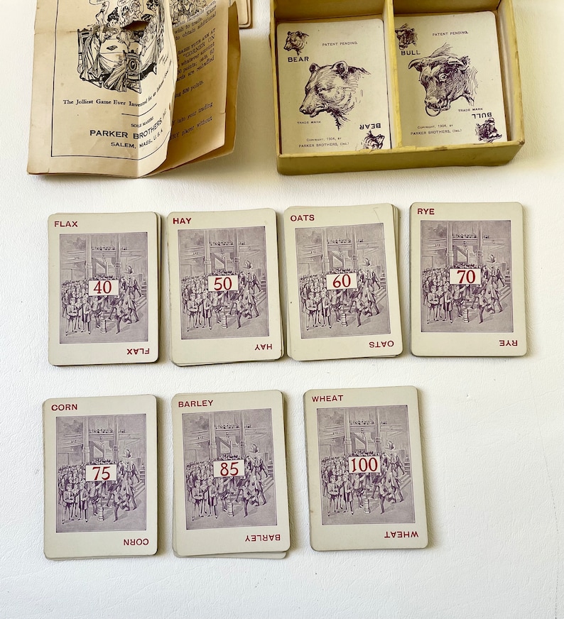 Vintage 1904 Pit Card Game - Etsy