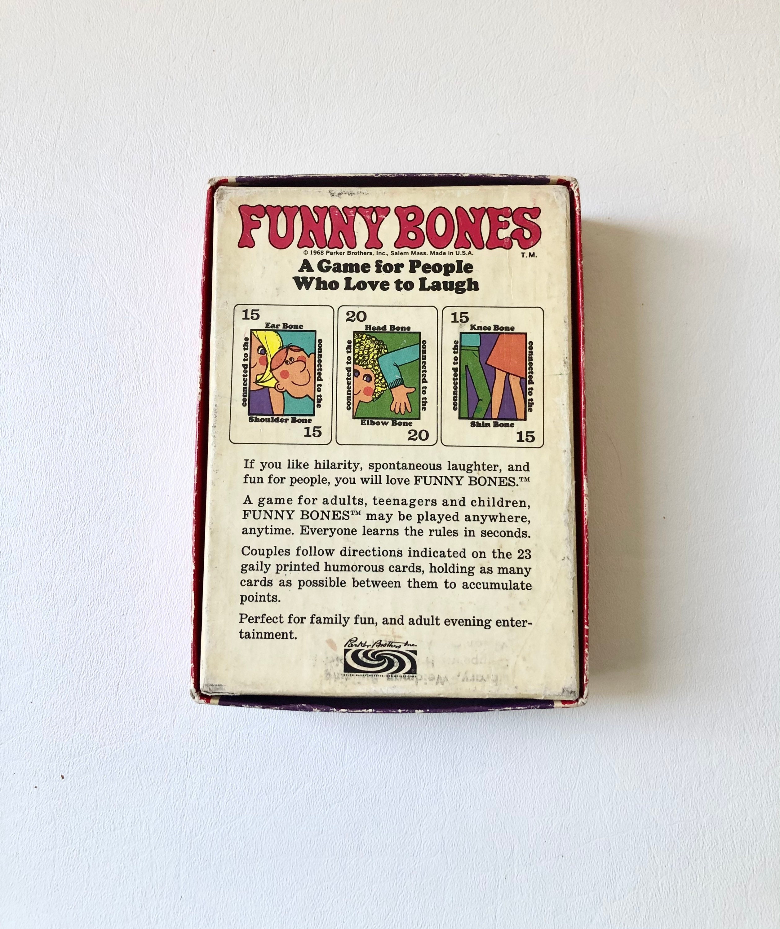 Vintage Funny Bones Card Game - Etsy