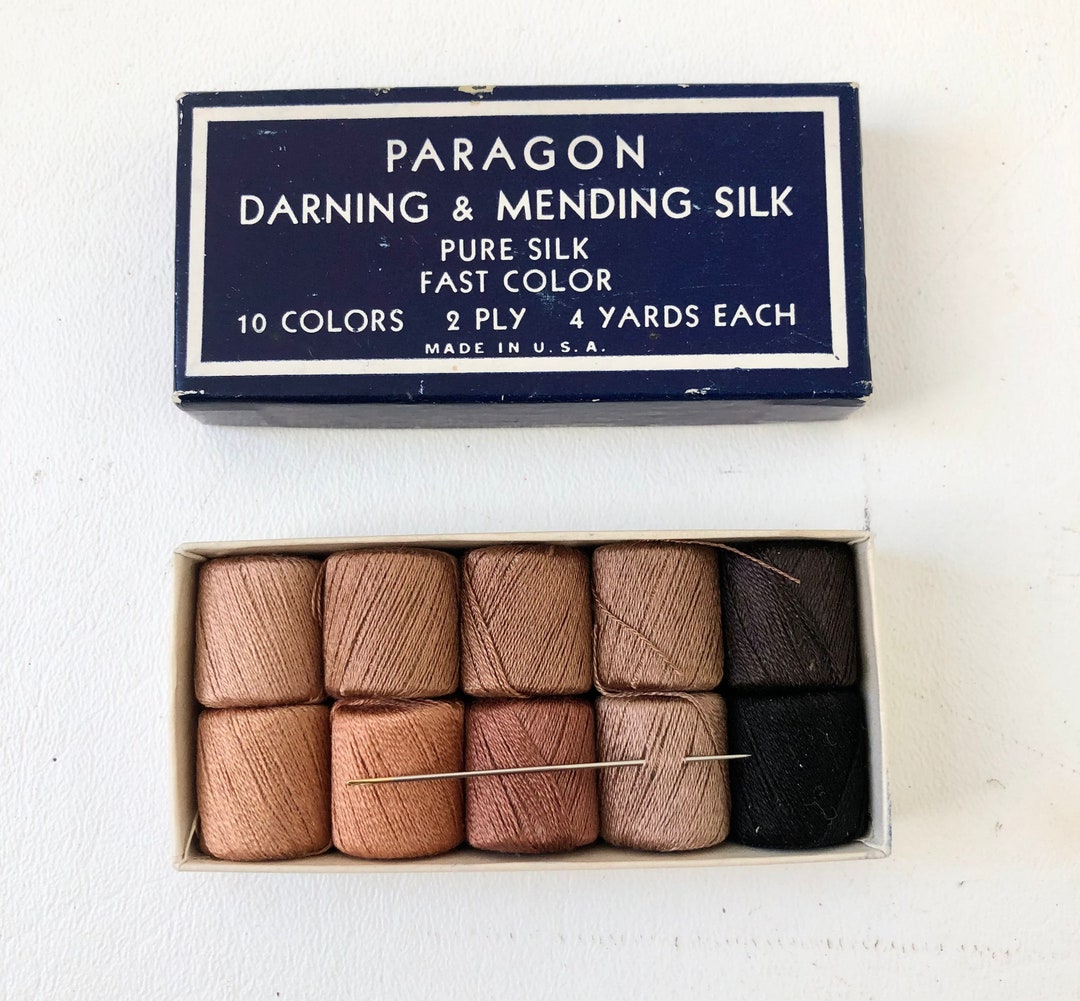 Vintage Paragon Darning and Mending Silk / 10 Colors - Etsy