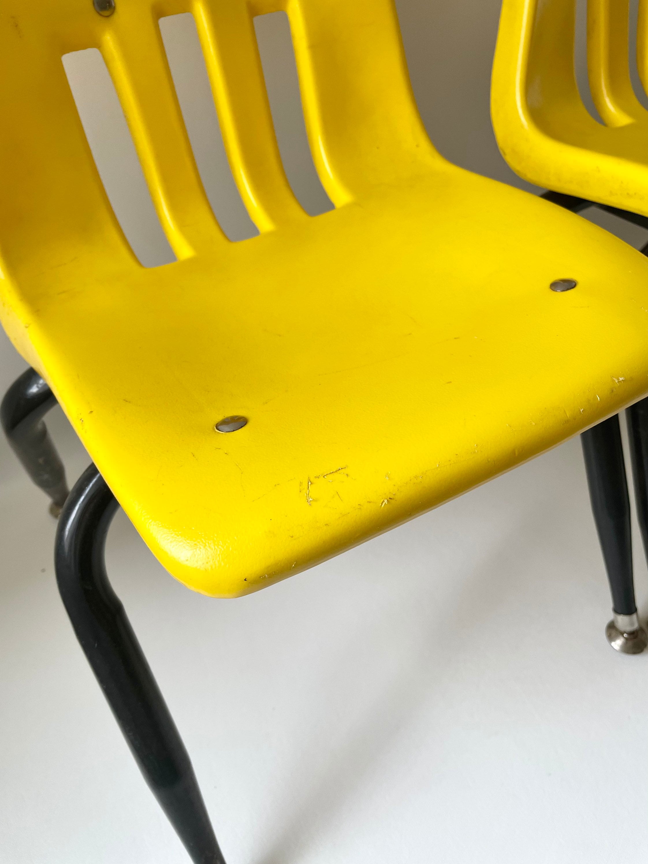 Vintage Children's Yellow Virco School Chair - ONE CHAIR - Etsy