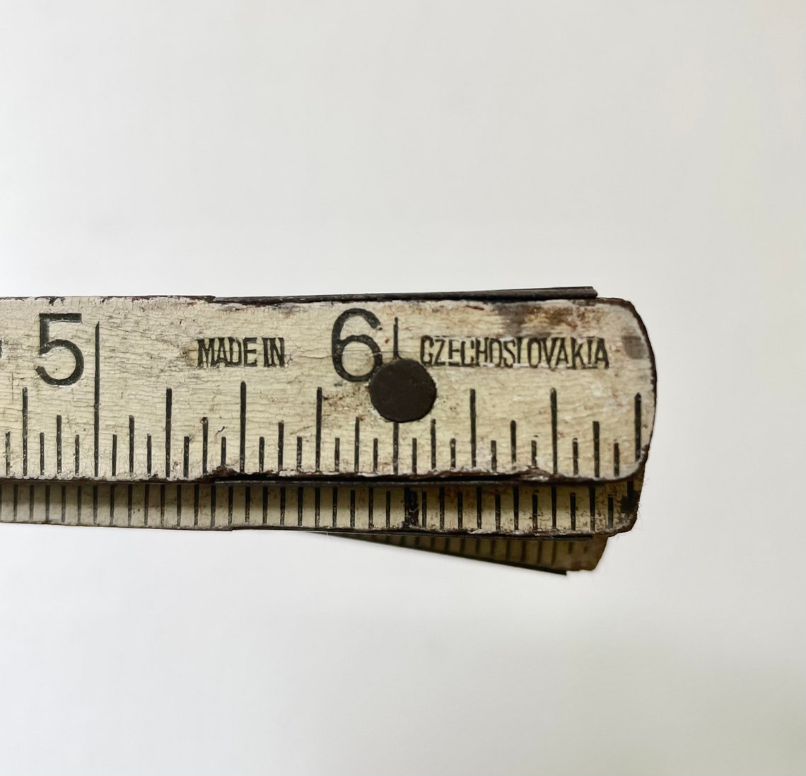Vintage White Expandable Ruler - Etsy