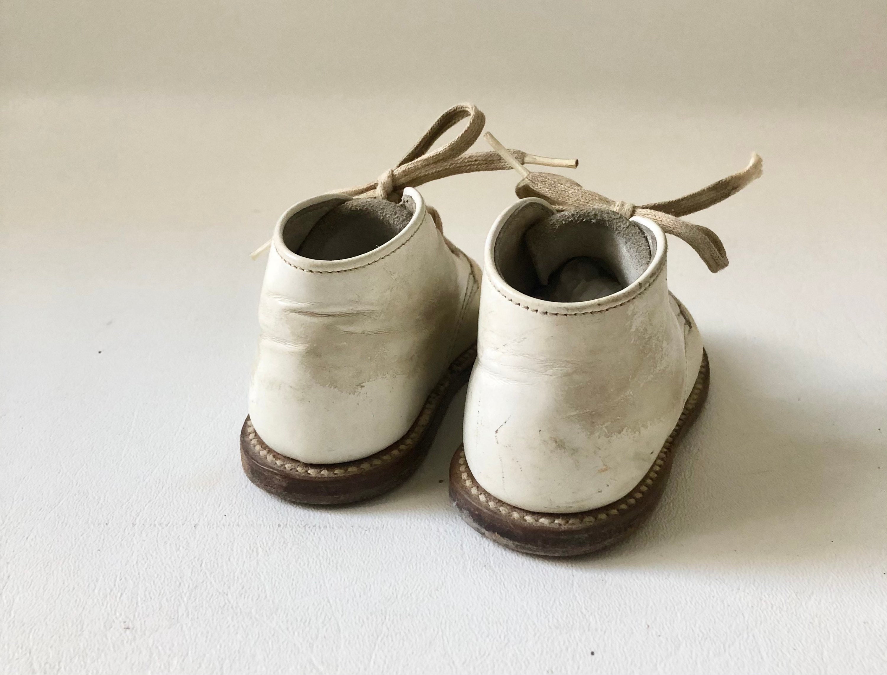 Vintage Stride Rite Leather Baby Shoes - Etsy UK